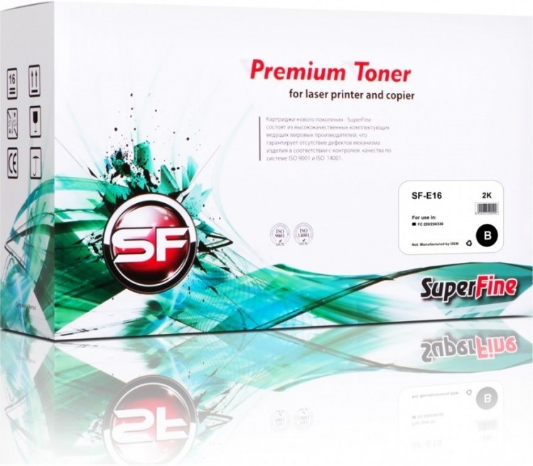 Купить Картридж SuperFine E-16 для принтеров Canon FC 220/ 230/ 330 2K ...